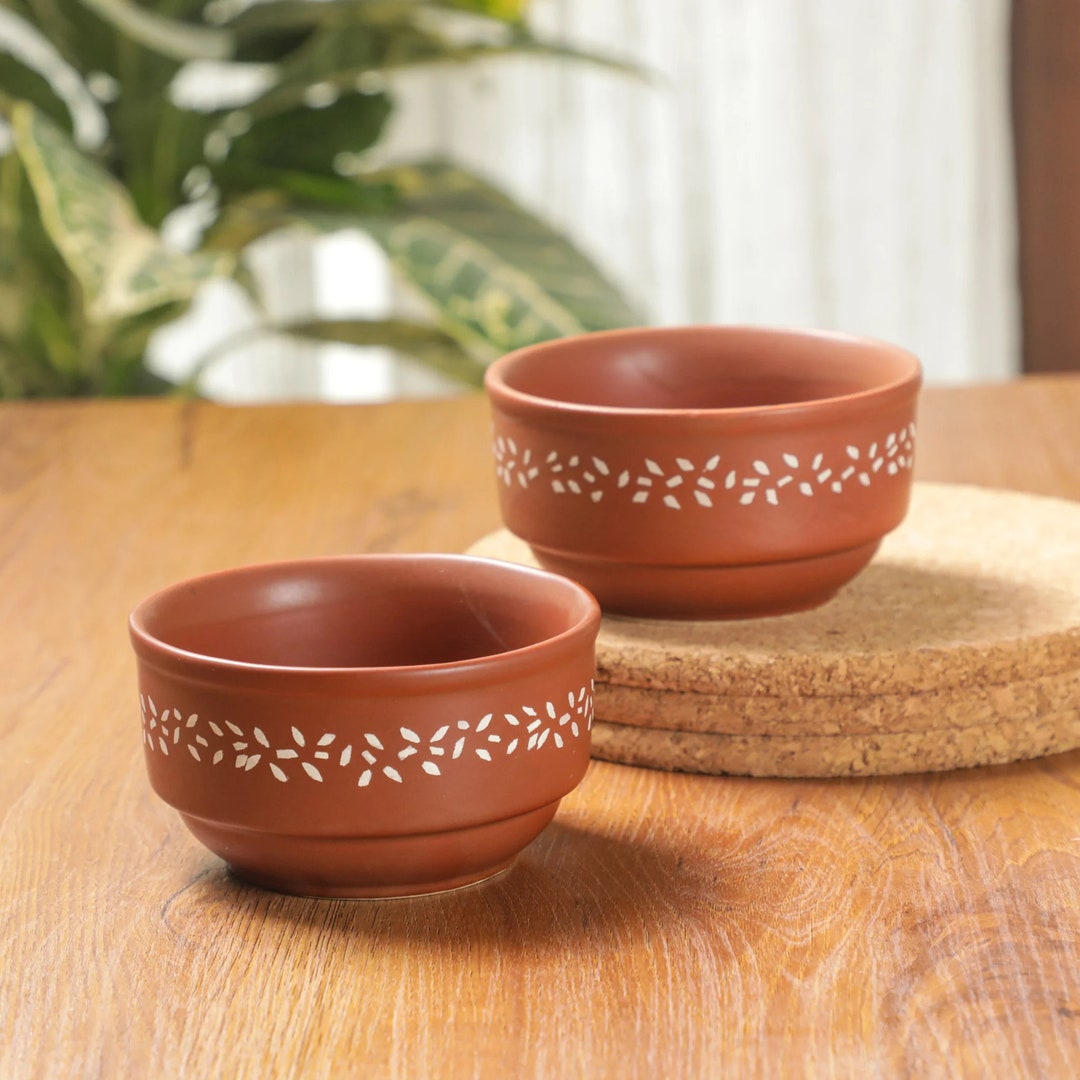 Ceramic Soup Bowl, Indian Pottery Bowls, Hand Painted Earthen Bowls ...