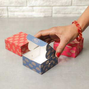 Colorful Indian Sweet Box, Indian Wedding Return Gift Boxes, Mithai Box ...