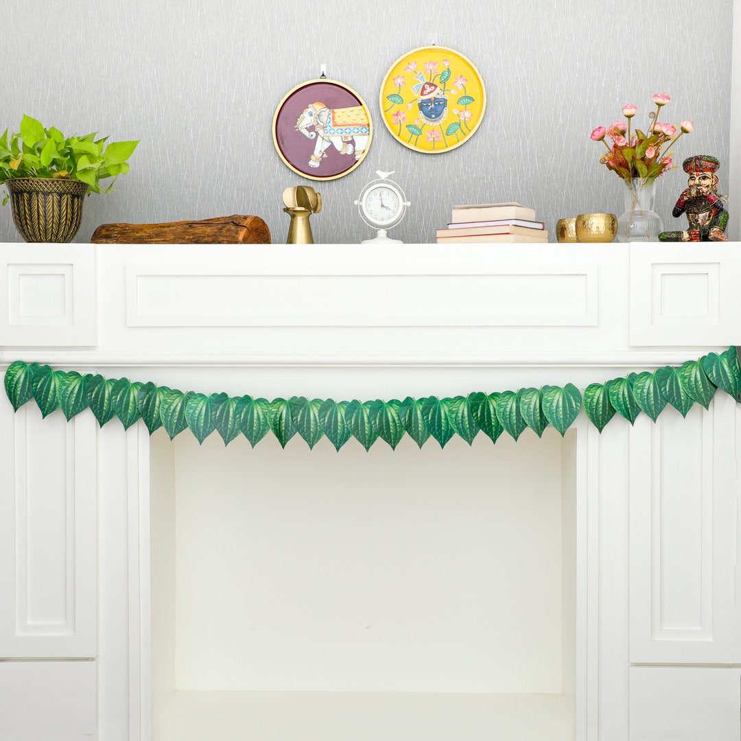 Betel Leaf Toran Garland, Pooja Backdrop Decoration, Pan Leaves Thoran ...