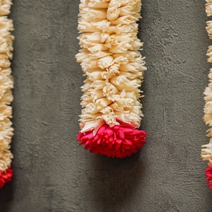 Indian Garlands for Pooja Mandir Decor, Indian Backdrop Decor, Sola ...