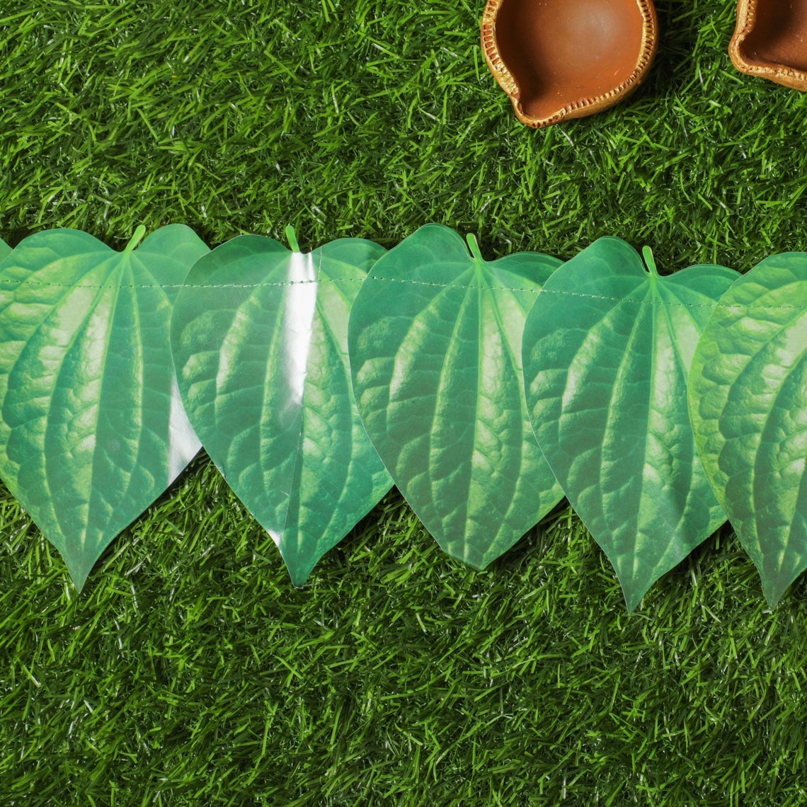 Betel Leaf Toran Garland, Pooja Backdrop Decoration, Pan Leaves Thoran ...