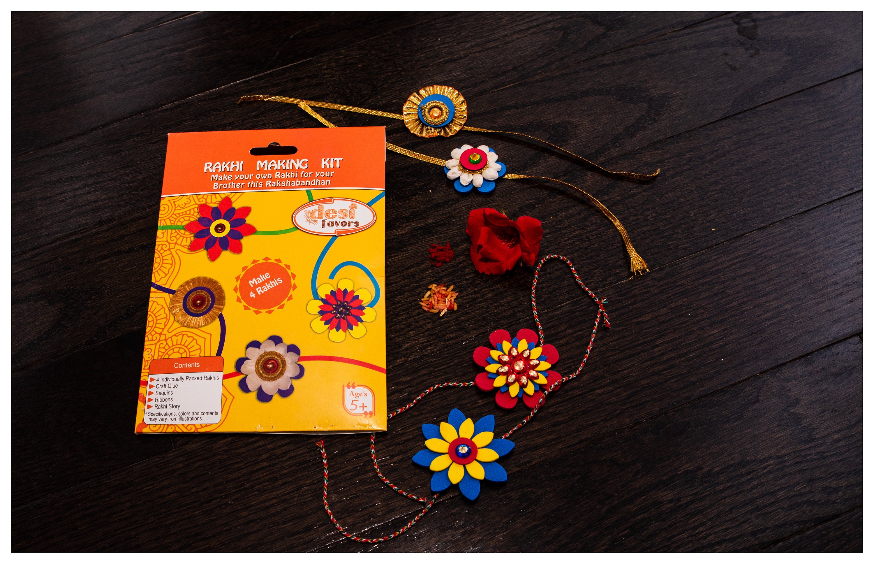 Desifavors DIY Rakhi Kit Make Your Own Rakhi Children - Etsy UK