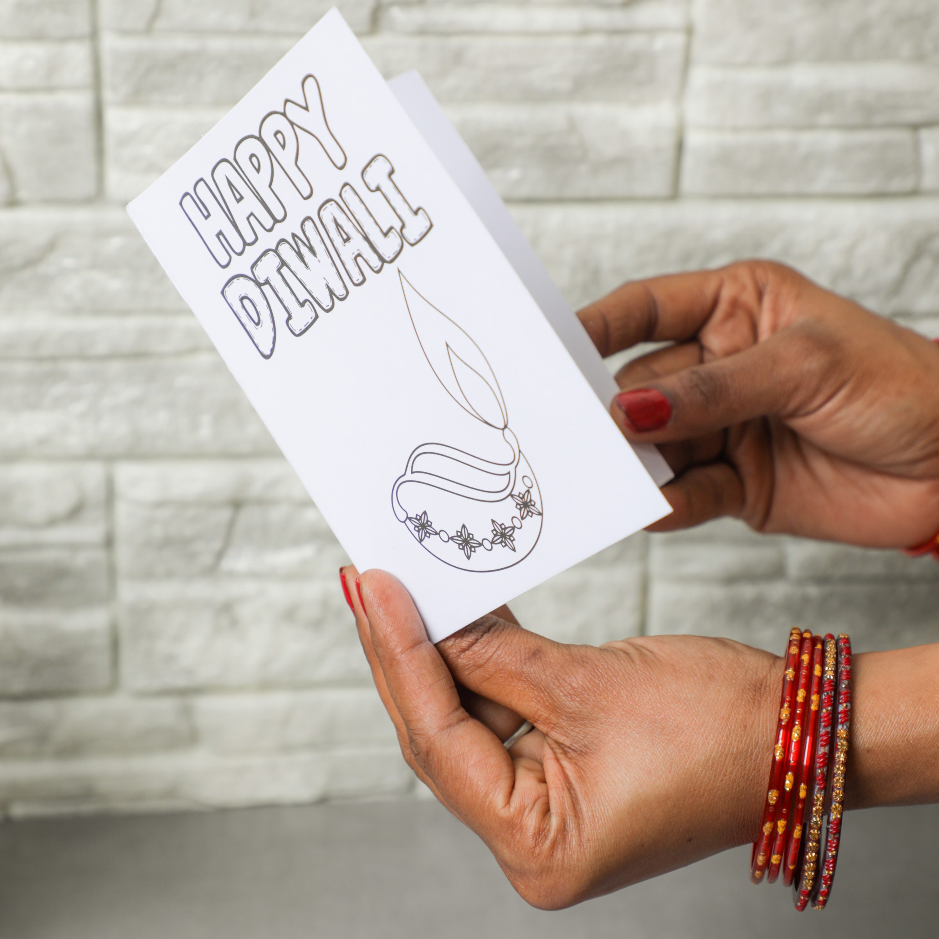 Happy Diwali Greeting Cards For Kids