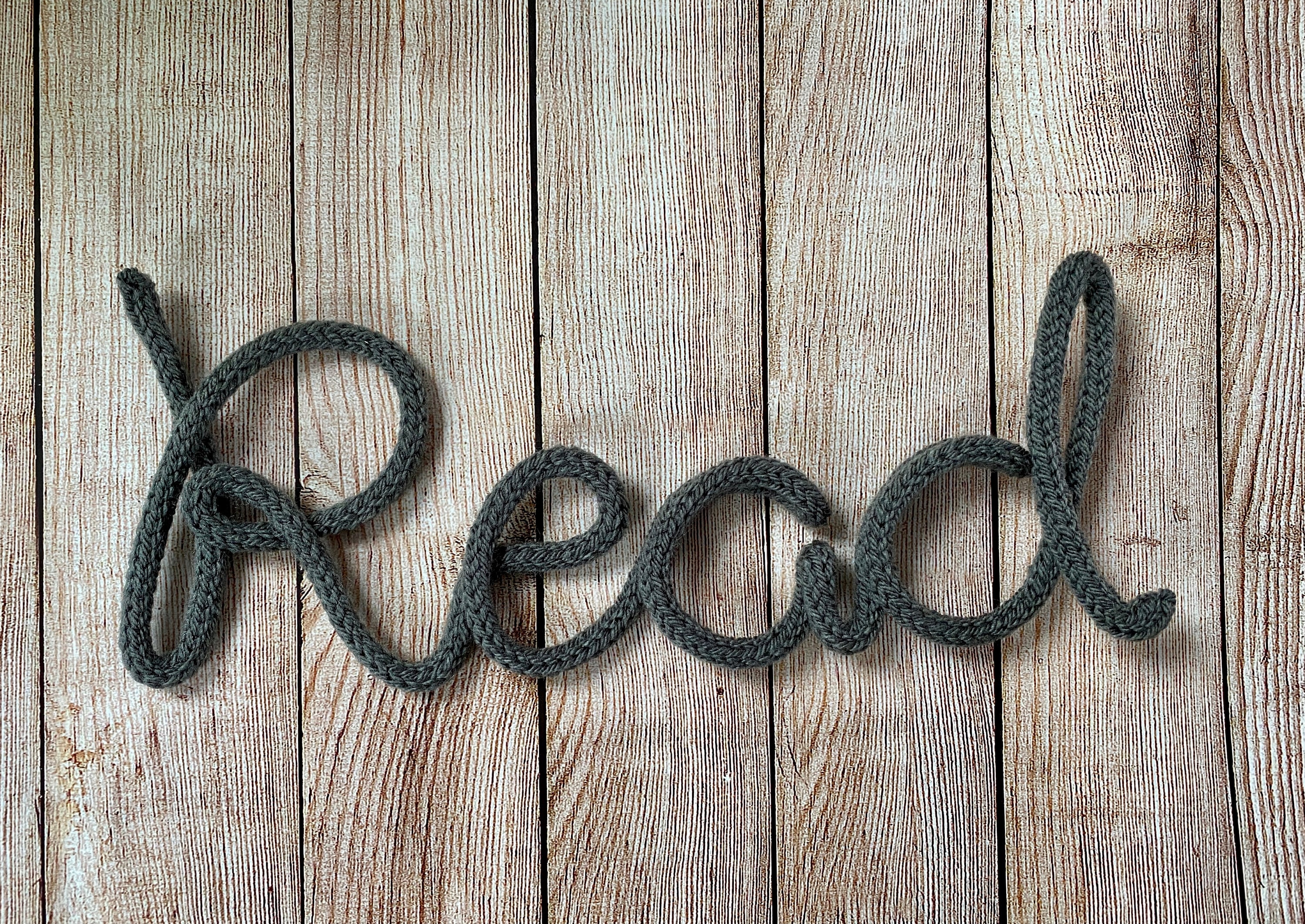 Read Sign Knitted Wire Word Sign Wall Decor Scandi Room | Etsy UK