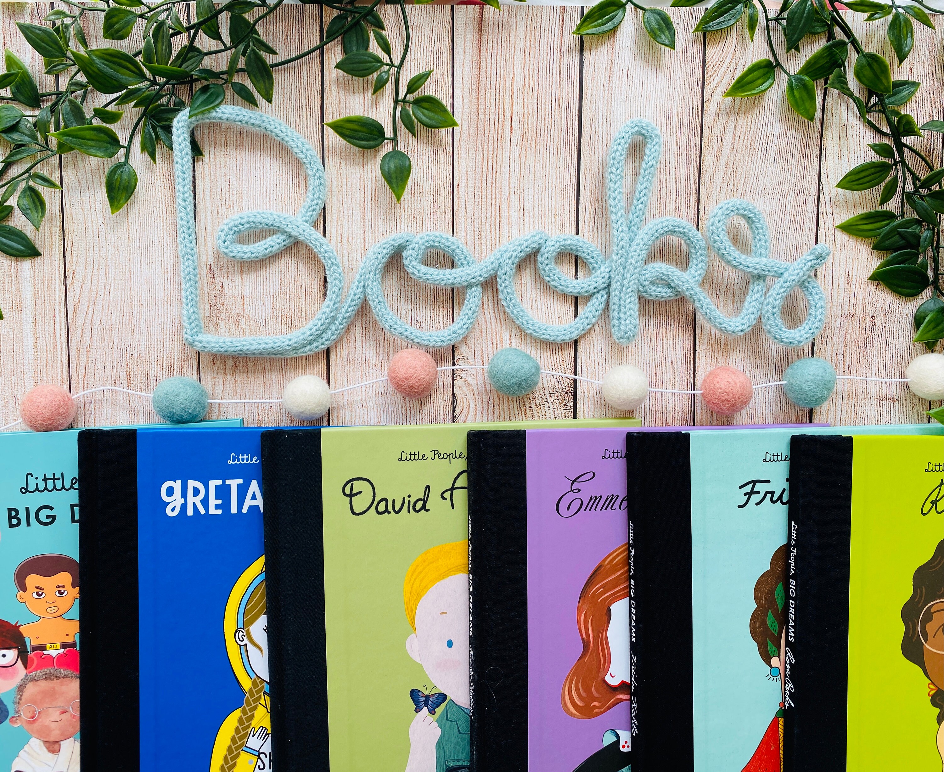 Books Wall Sign Knitted Wire Word Sign Wall Decor Book - Etsy UK