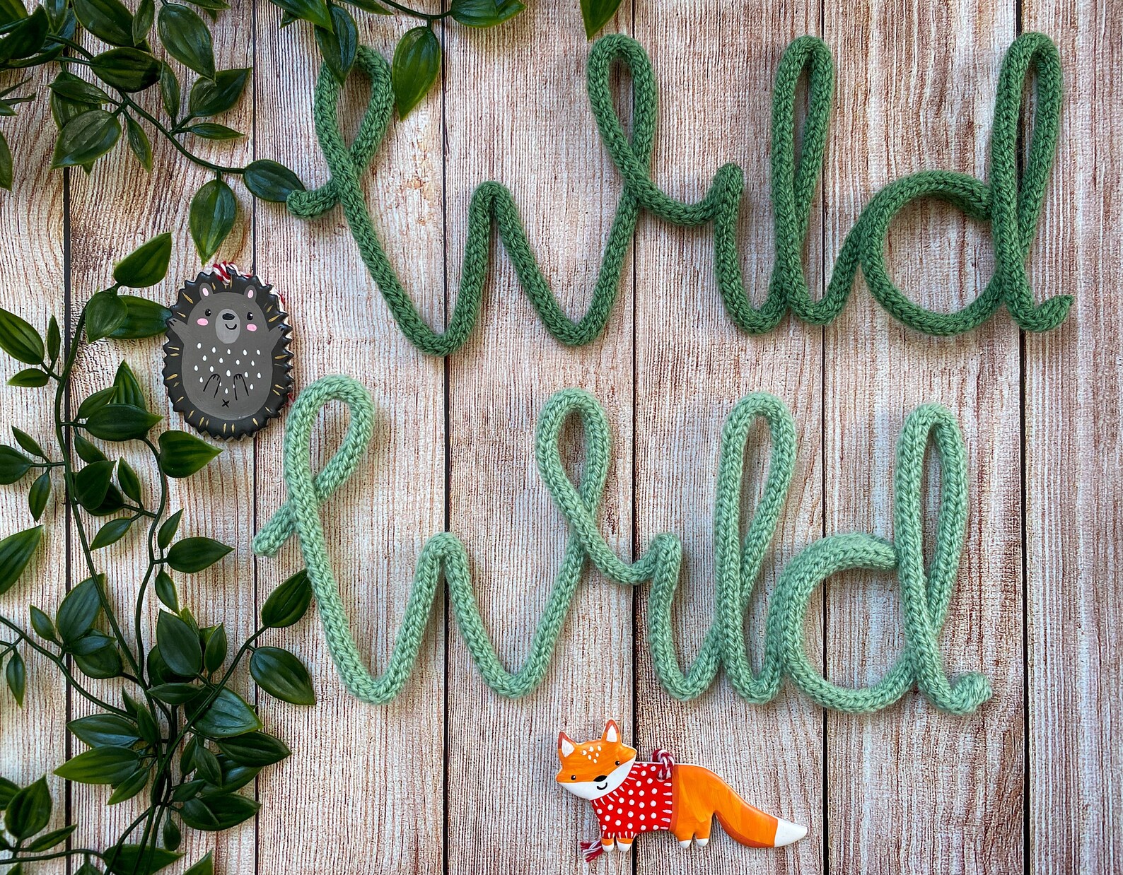 Wild Wall Sign- Kids Wall Decor - Wire Words - Wall Decor - Scandi Room ...