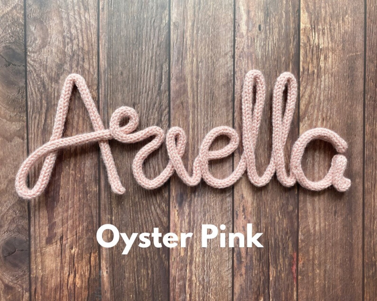 Knitted Name Sign Personalised Wire Words Kids Room Sign - Etsy UK