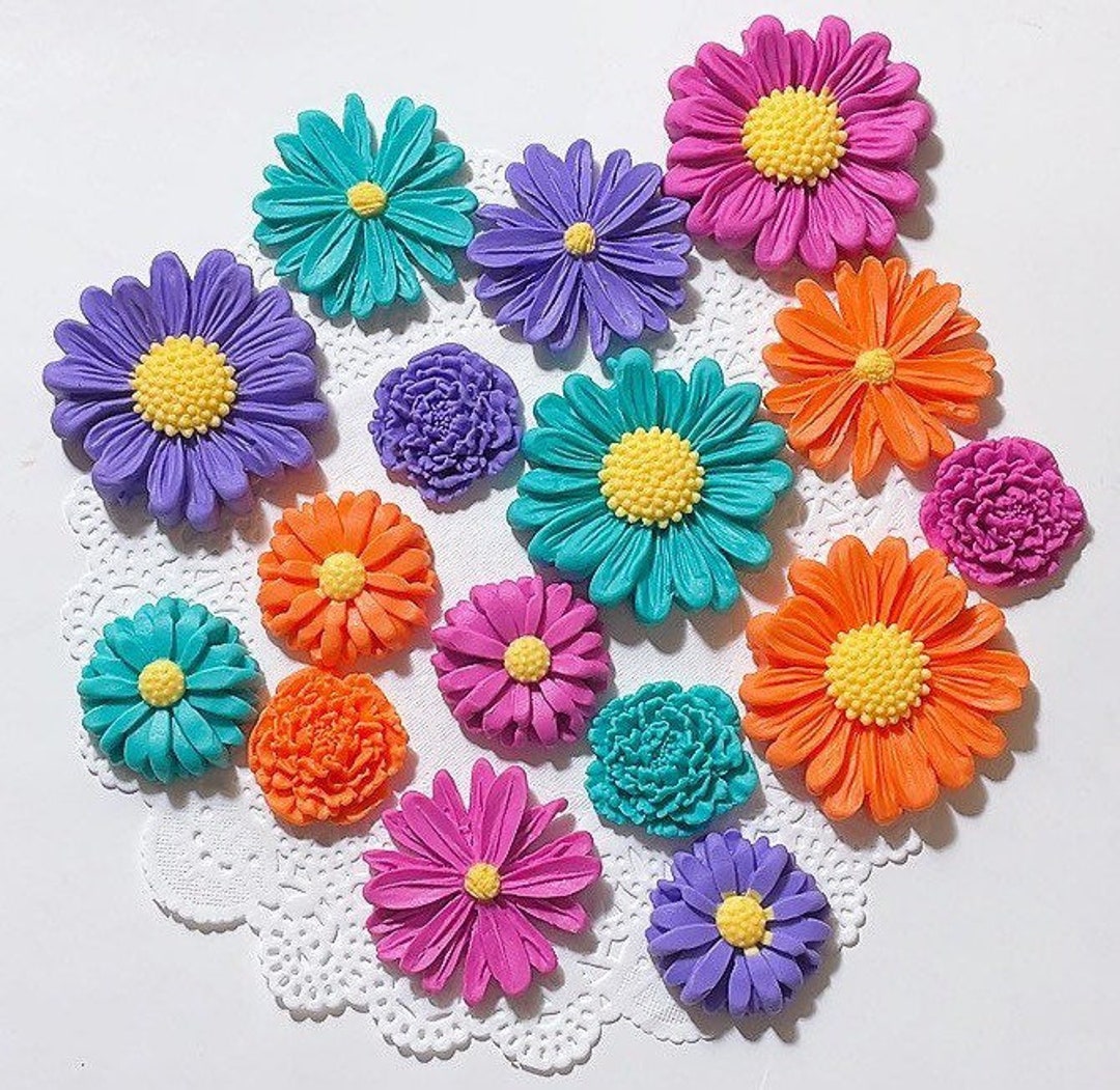 4pcs Mixed Size Daisy Cake Topper,daisy Cake Topper,daisy Cake ...