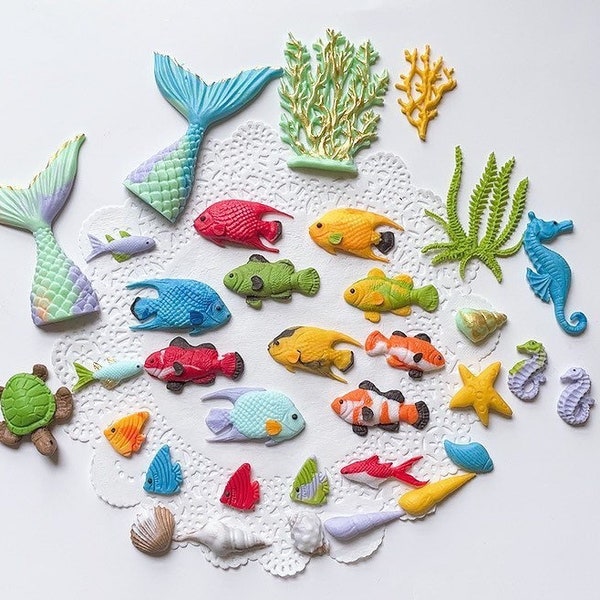 Fish Cake Topper - Etsy