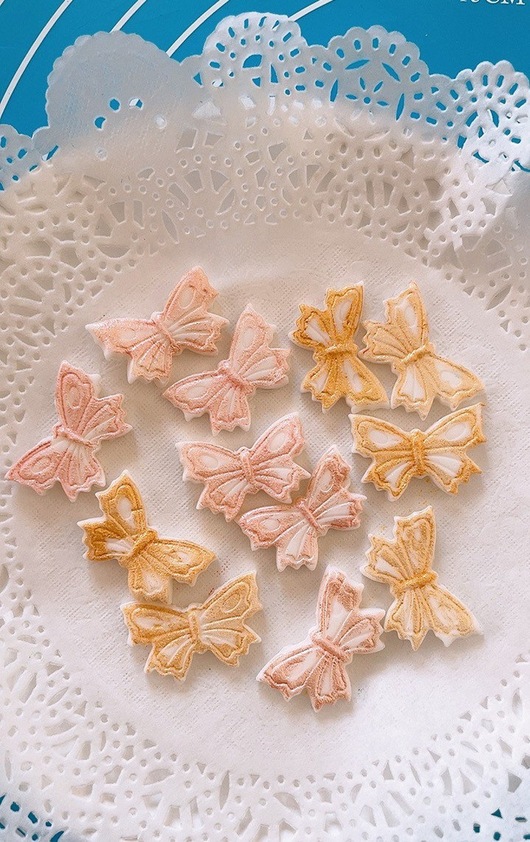 Fondant Butterfly Cake Topper/ Butterfly Cake Decoration/ Butterfly ...