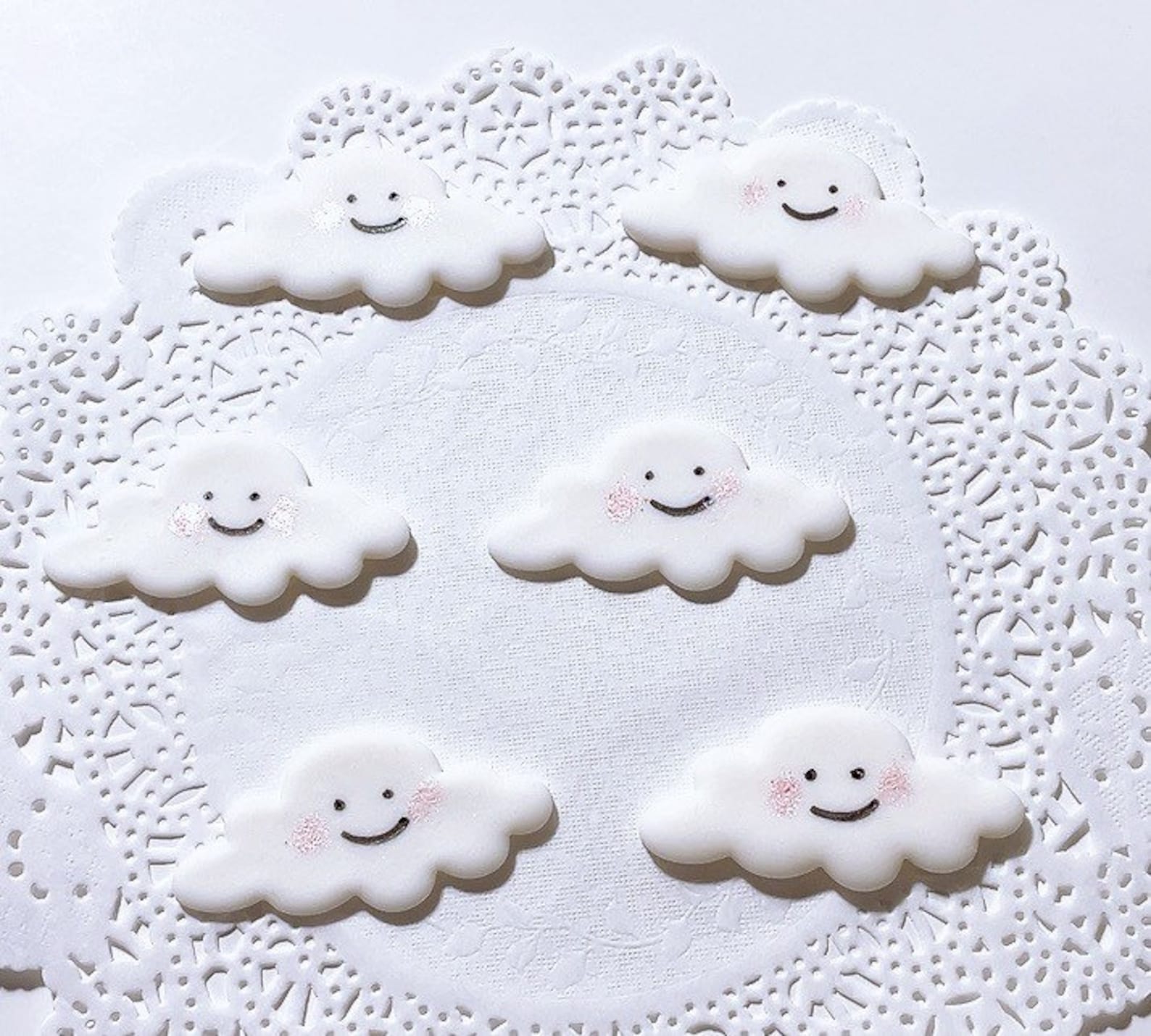 Sun Cake Topper Cloudsunshine Fondant Cake | Etsy