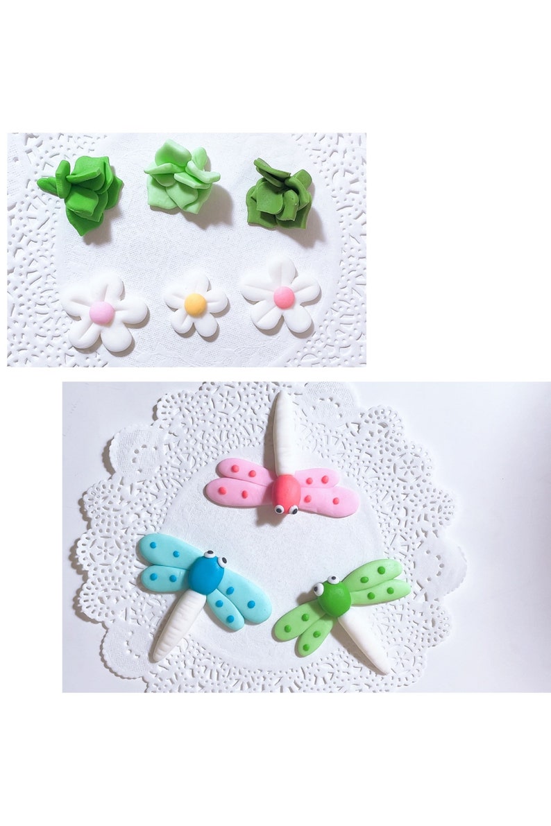 Fondant Bug Insect Theme Cake Topper - Etsy