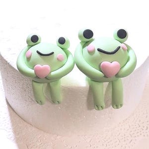Fondant Frog Cake Topper ,cupcake Topper - Etsy