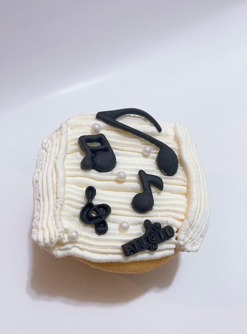 Music Note Cake Topper/ G Clef Cupcakes Topper/ Music Note | Etsy
