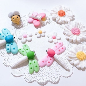 Fondant Bug Insect Theme Cake Topper Ladybug,dragonfly,bee,butterfly ...