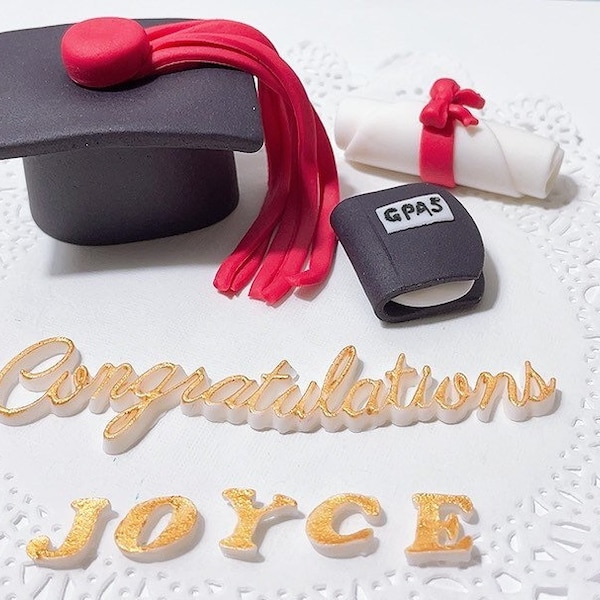 Graduation Cake Topper - Etsy