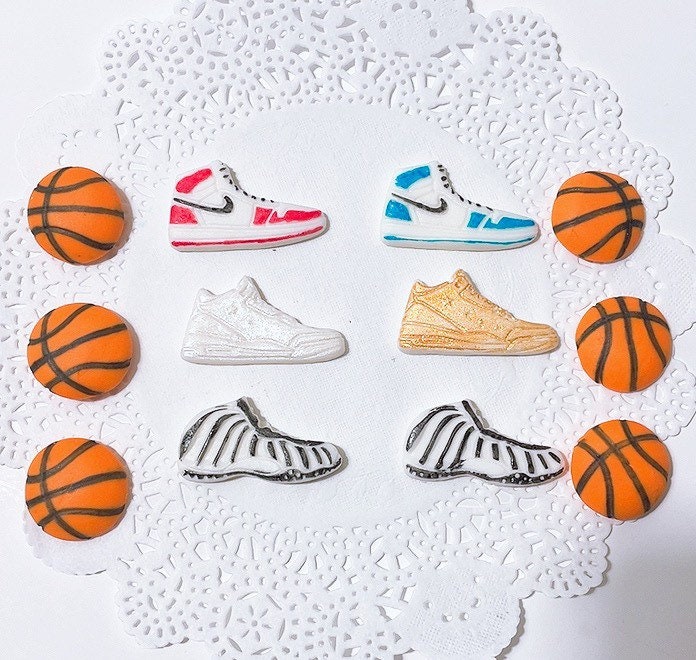 Fondant Shoes Cake Toppersneaker Cake Toppershoe Cupcake - Etsy