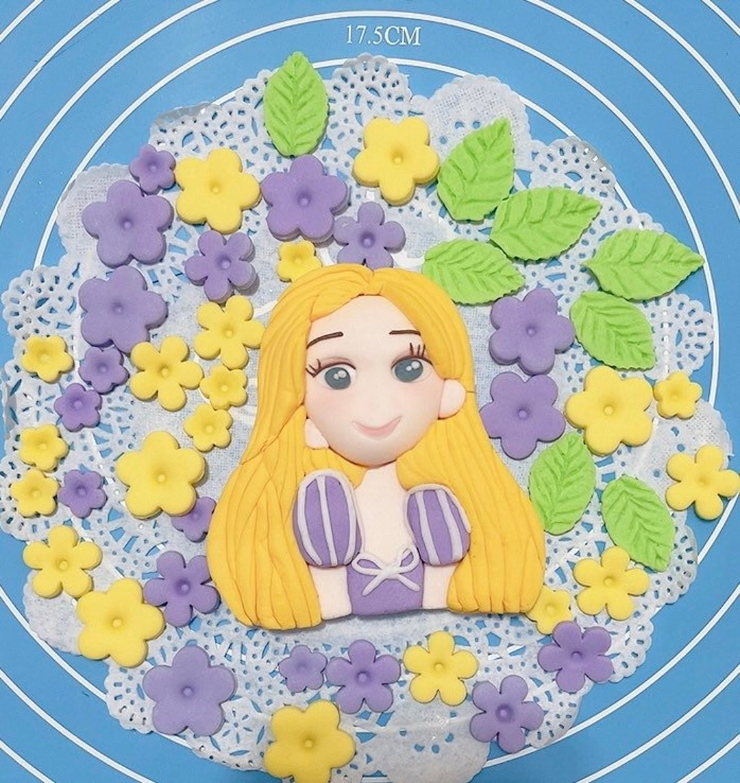 Fondant Cake Topper/ Princess Cake Topper/ Birthday Cake - Etsy