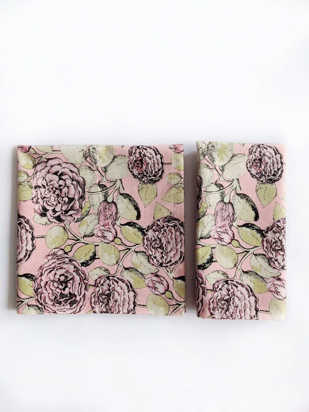 18" X 18" - Set of 4 - Large Cloth Napkins With Rose - Etsy