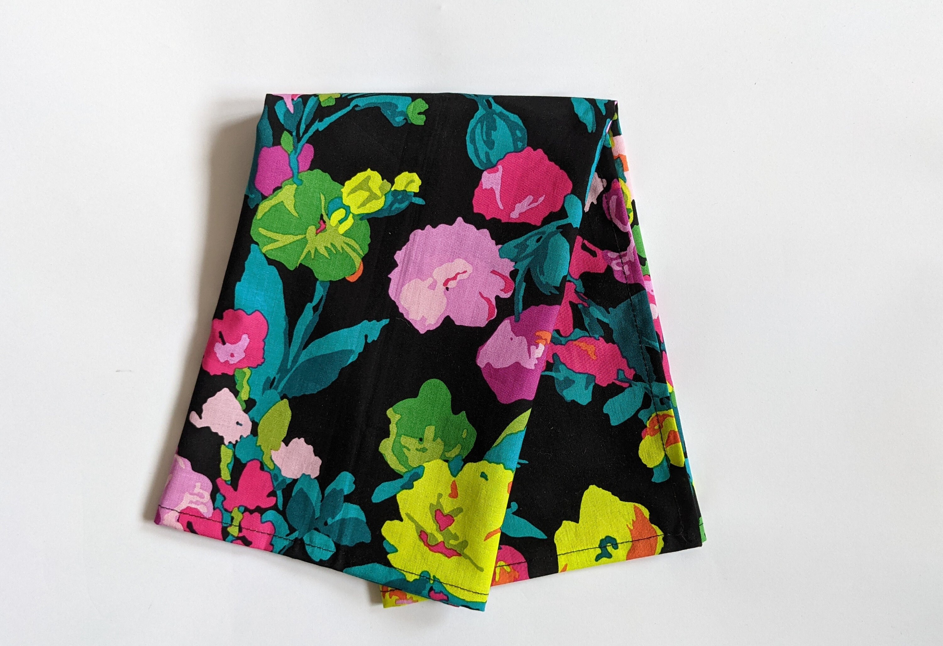 18 X 18 Set of 4 Large Water Color Floral Cloth Cotton Napkins Wedding ...