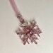 Princess Pink & Silver Star Christmas Snowflake Ornament With Wish ...