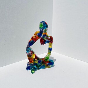 Spectrum of Color 2 - Glass Art Figure Made From Recycled Rainbow ...