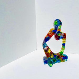 Spectrum of Color 2 - Glass Art Figure Made From Recycled Rainbow ...