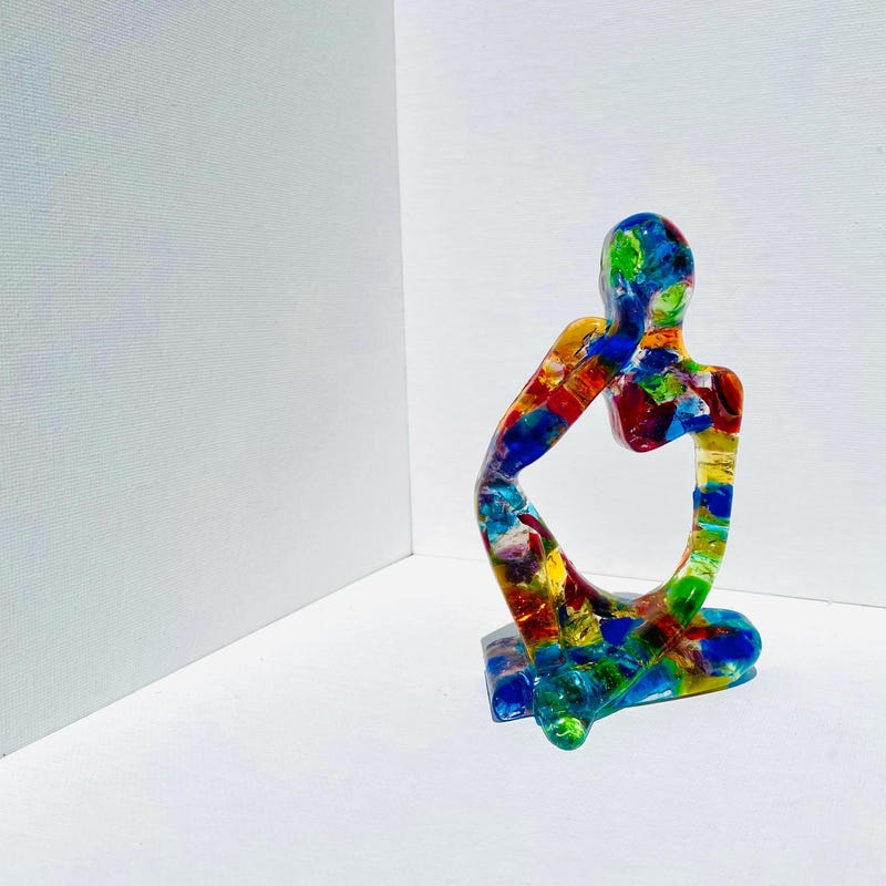 Bright Colored Figurine - Etsy