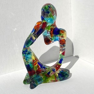 Spectrum of Color 2 - Glass Art Figure Made From Recycled Rainbow ...