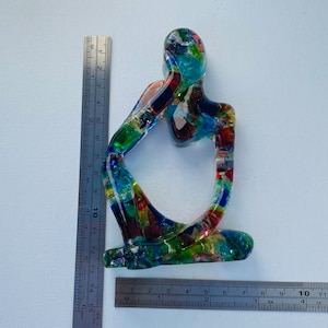 Spectrum of Color 2 - Glass Art Figure Made From Recycled Rainbow ...
