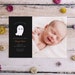 Our New Little Boo Halloween Birth Announcement, New Baby, Customizable ...