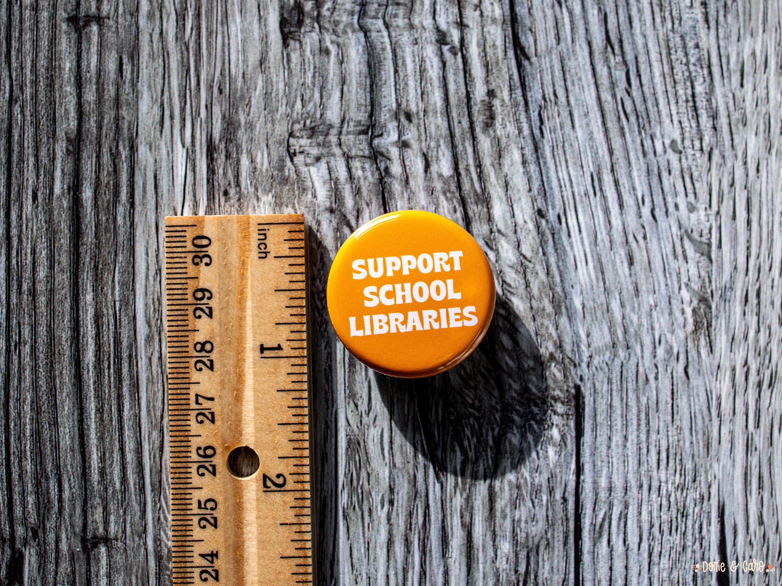 Support School Libraries Pinback Button 1.25 Inch Pin, Pins for Book ...