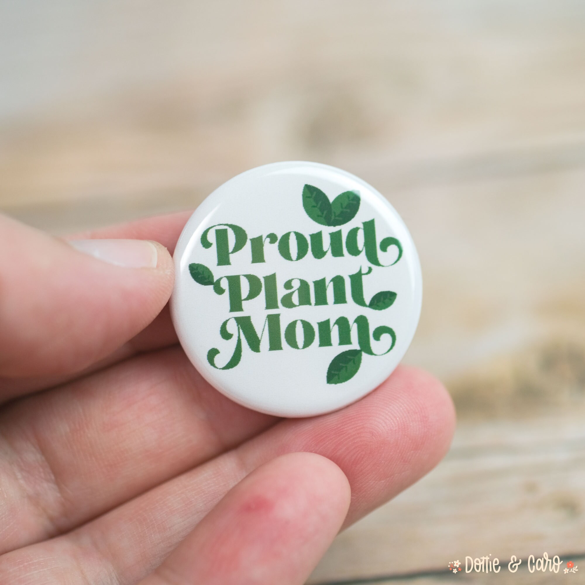 Proud Plant Mom Pinback Button | 1.25 Inch Pin - Etsy