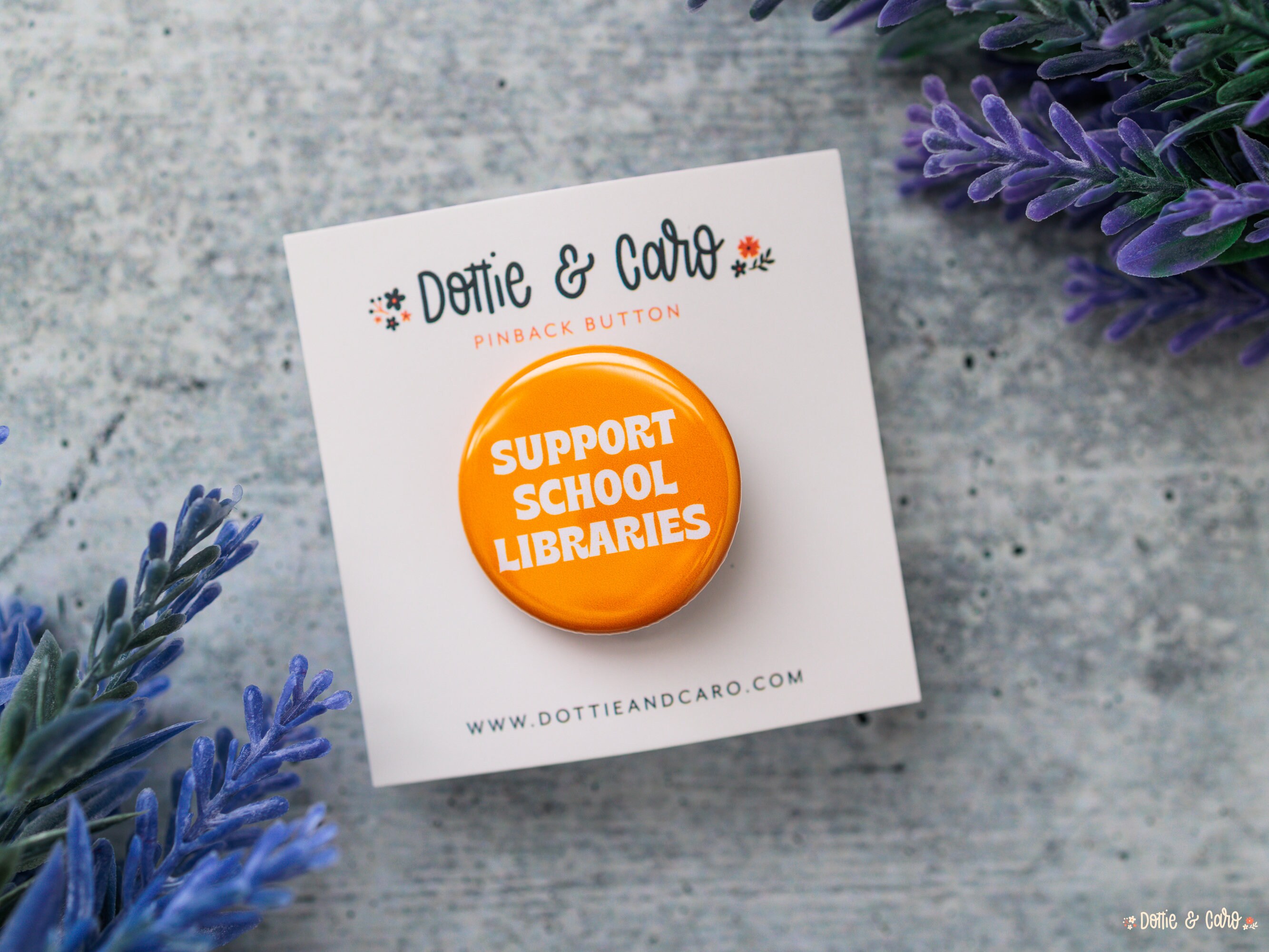 Support School Libraries Pinback Button 1.25 Inch Pin, Pins for Book ...