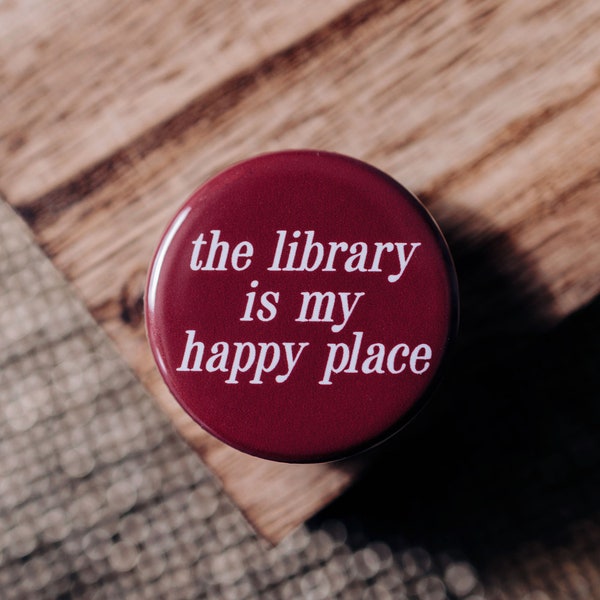 Library Buttons - Etsy