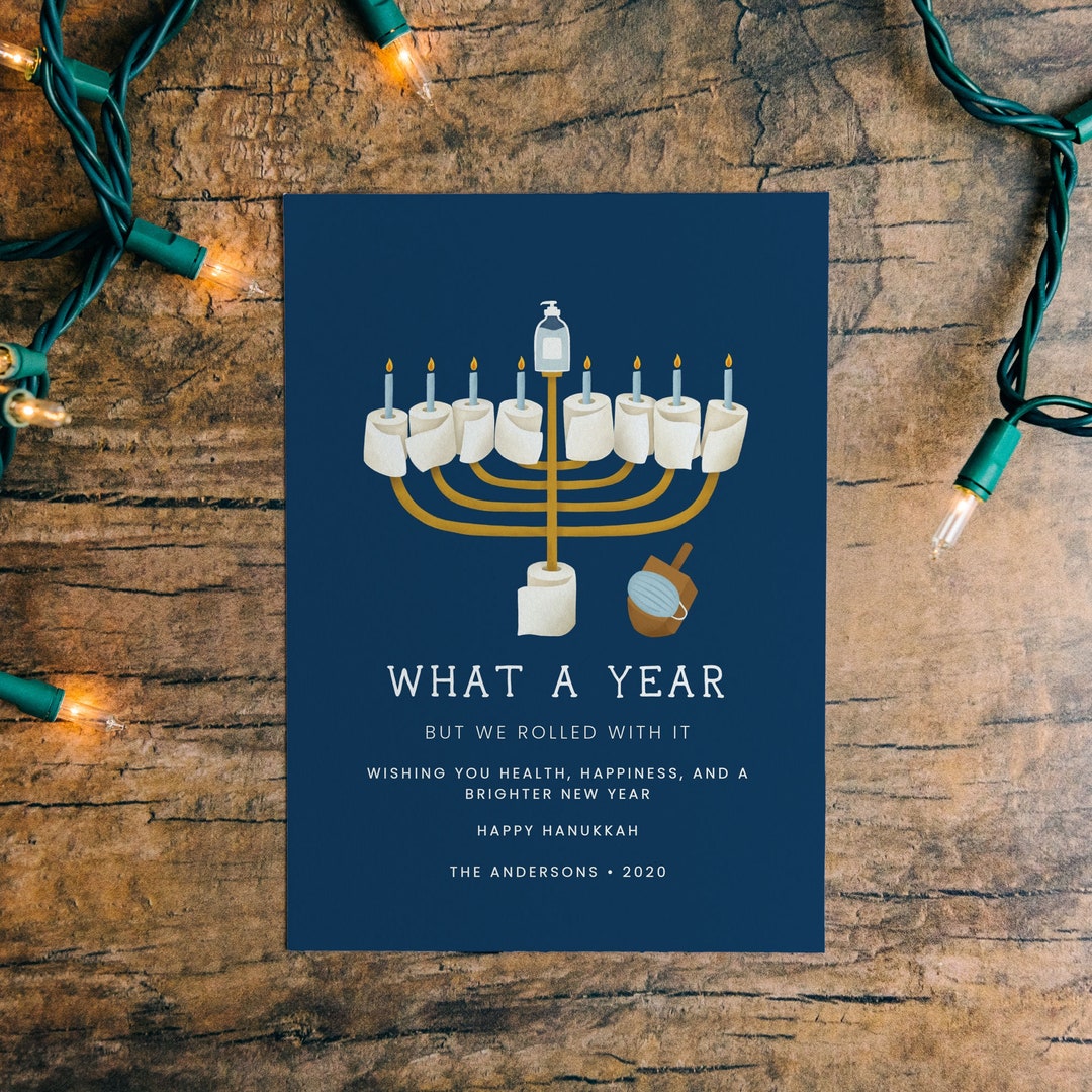 We Rolled With It Hanukkah Digital Holiday Card | Holiday E-card ...