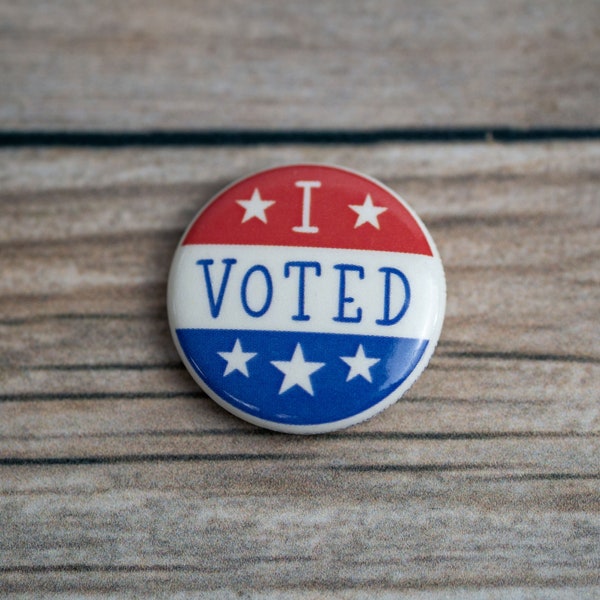 I Voted Button - Etsy