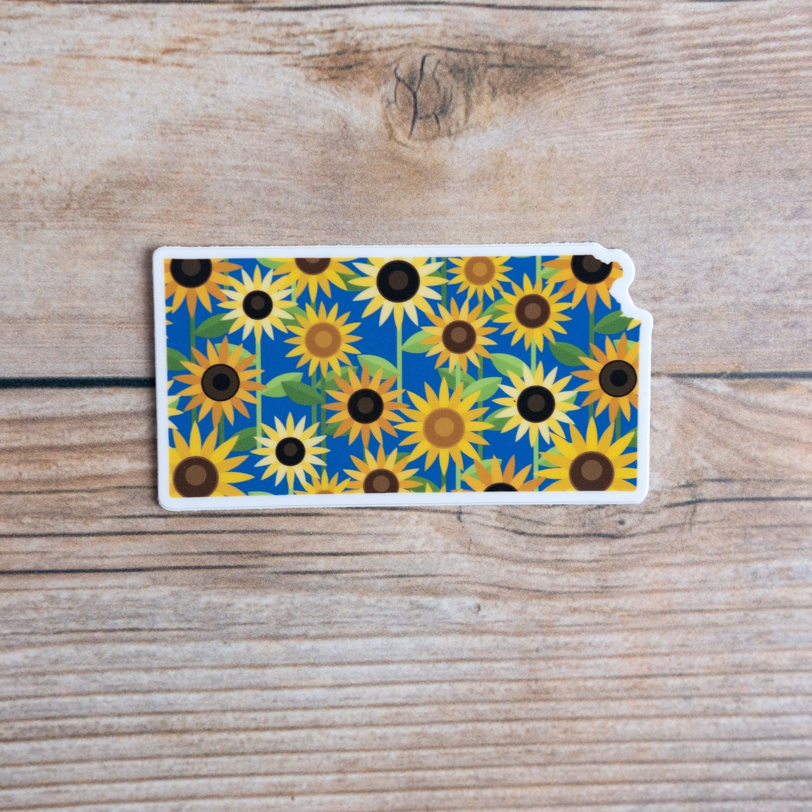 Kansas Sunflowers State Flower 3 Die Cut Vinyl Sticker - Etsy