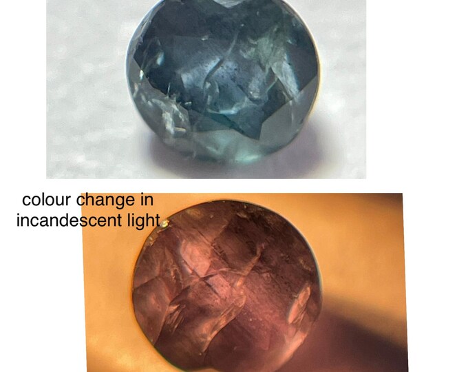 Natural Alexandrite Round,faceted Alexandrite Round Cut,loose Colour ...