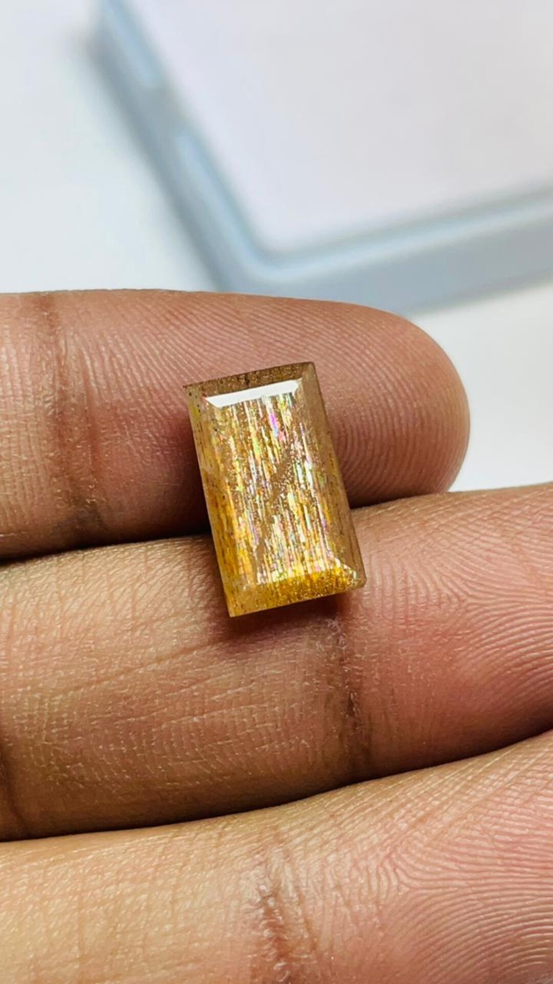 3.30cts,natural Meteor Shower Cut Stone.13.60x8mm. - Etsy