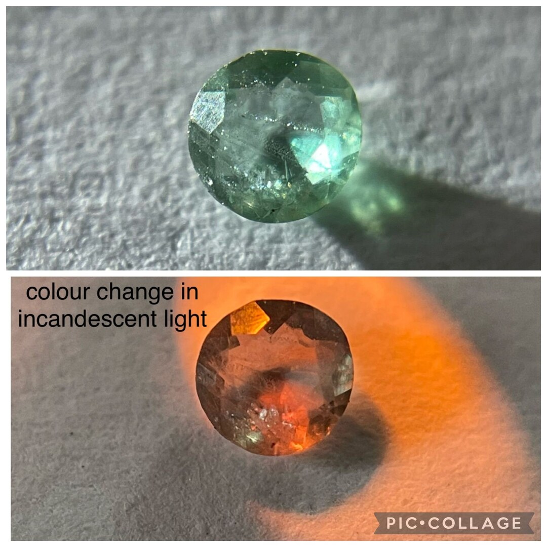 3mm,beautiful Natural Colour Change Alexandrite Round Top Grade Goods ...