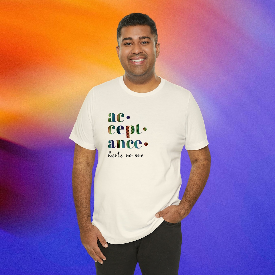 Pride Acceptance Hurts No One Unisex Jersey Short Sleeve Tee - Etsy