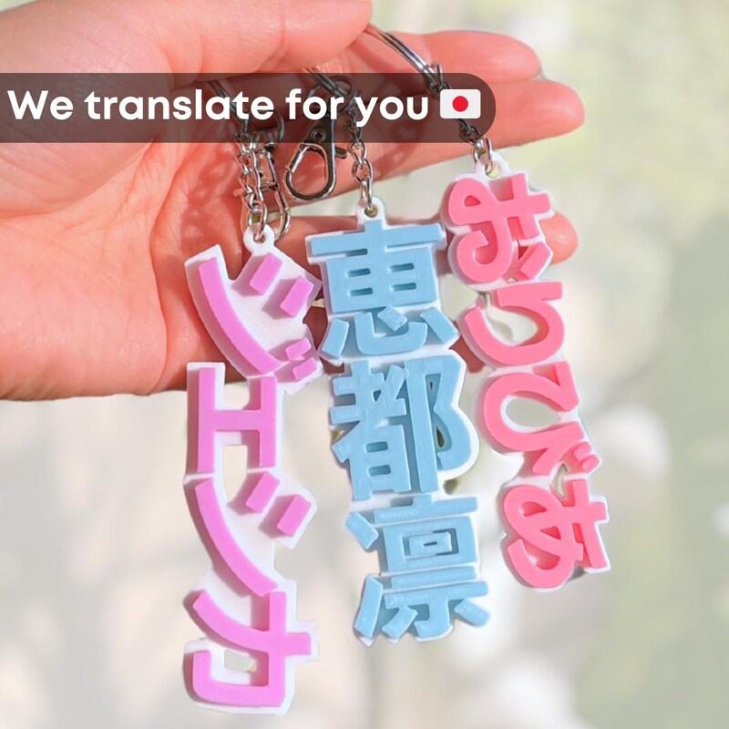 Anime Keychain - Etsy
