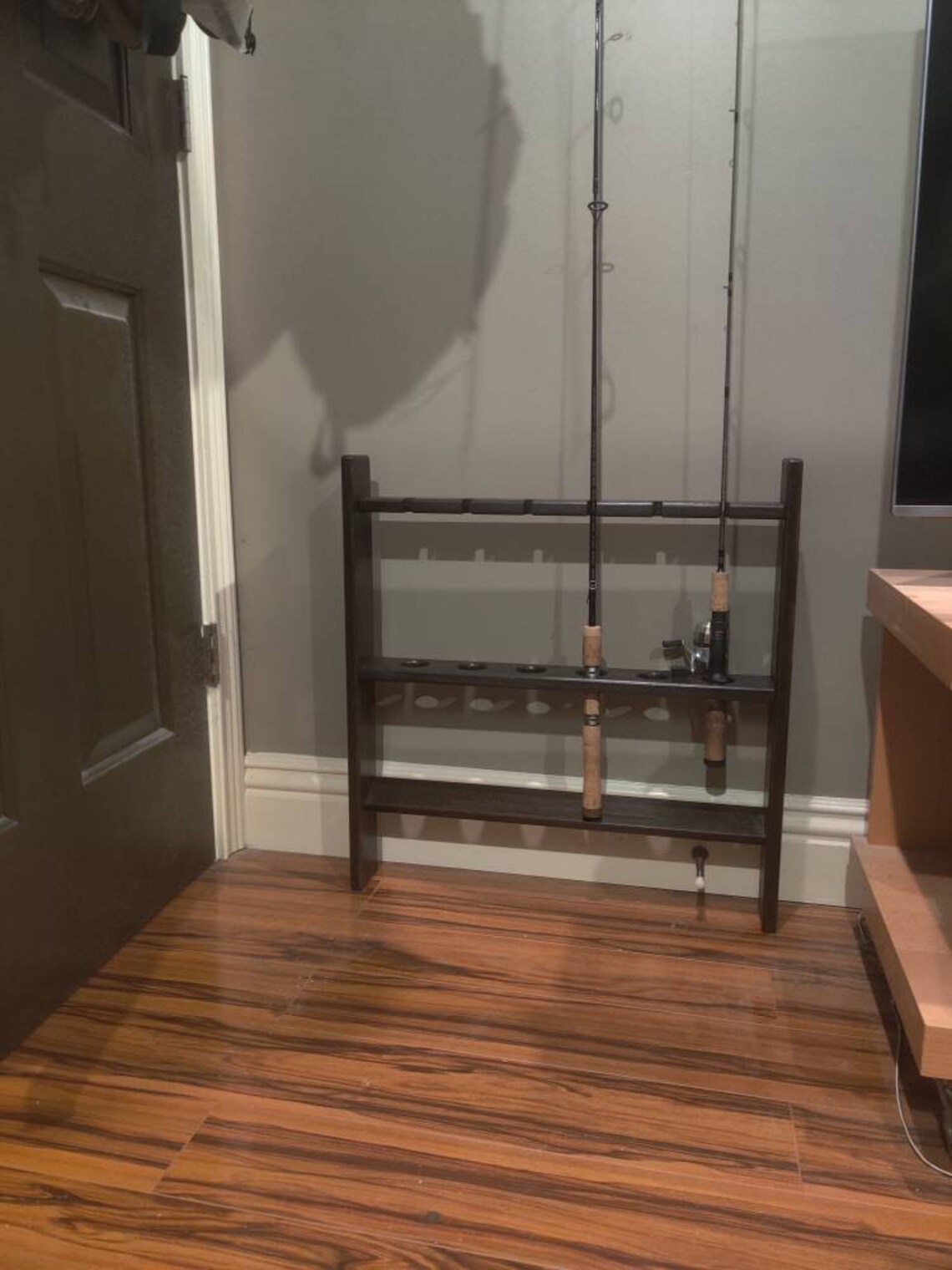 Fishing Pole Stand - Etsy