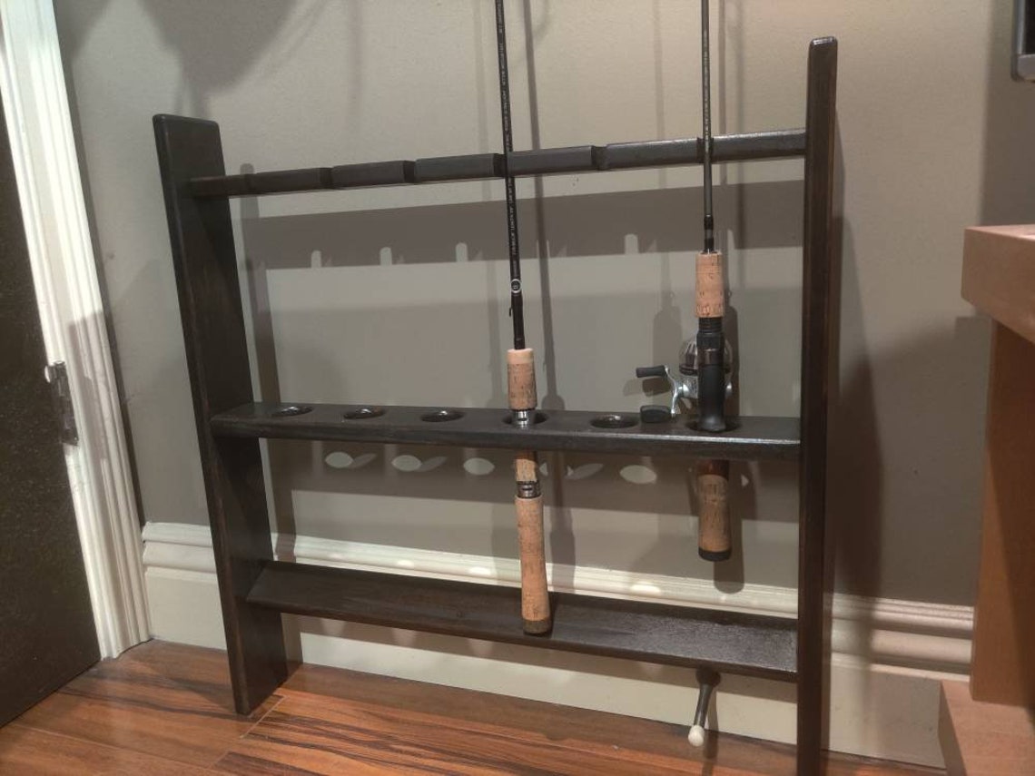 Fishing Pole Stand - Etsy