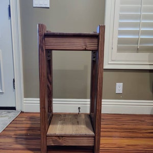 Handcrafted Rustic Water Dispenser Stand With Versatile Lower Shelf - Etsy