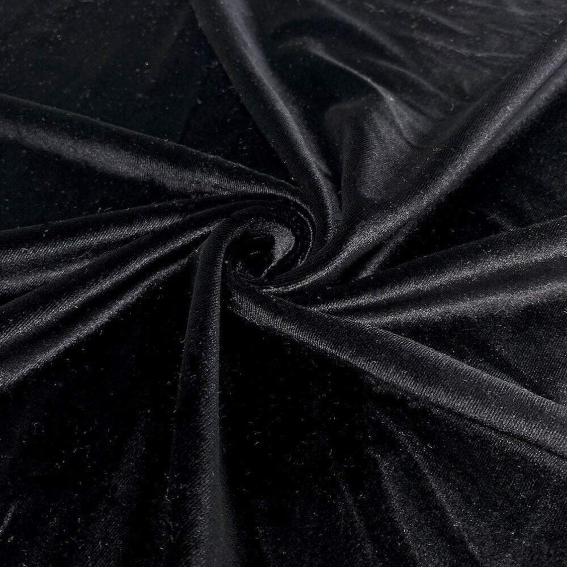Black Velvet Dress Fabric 44/45 Width Sliky & Soft | Etsy
