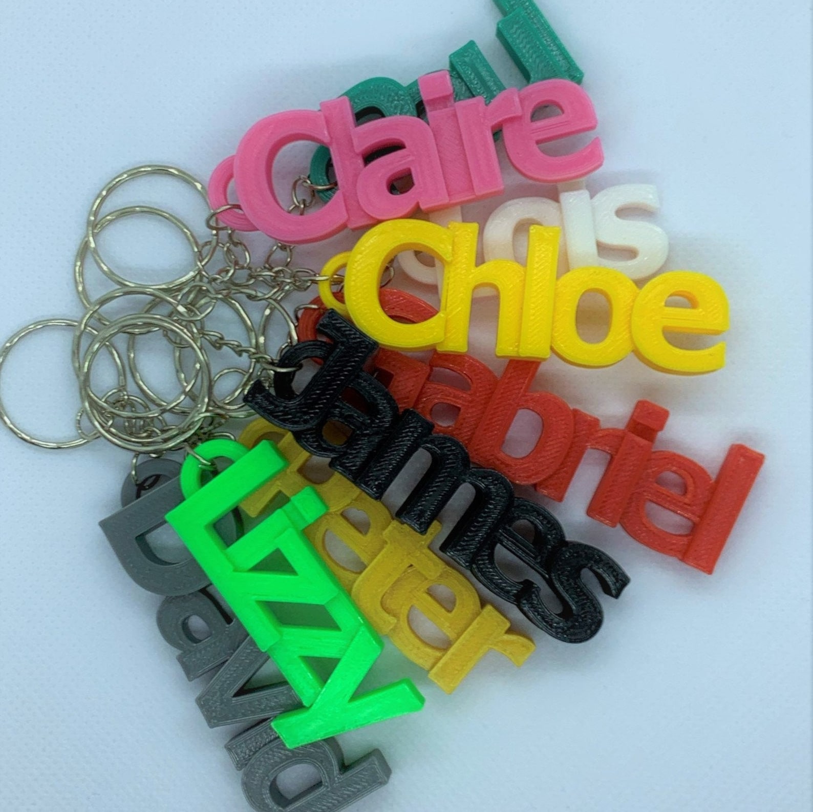 Porte-clés personnalisé Porte-clés personnalisé Imprimé 3D | Etsy Porte-clés personnalisé Porte-clés personnalisé Imprimé 3D | Etsy