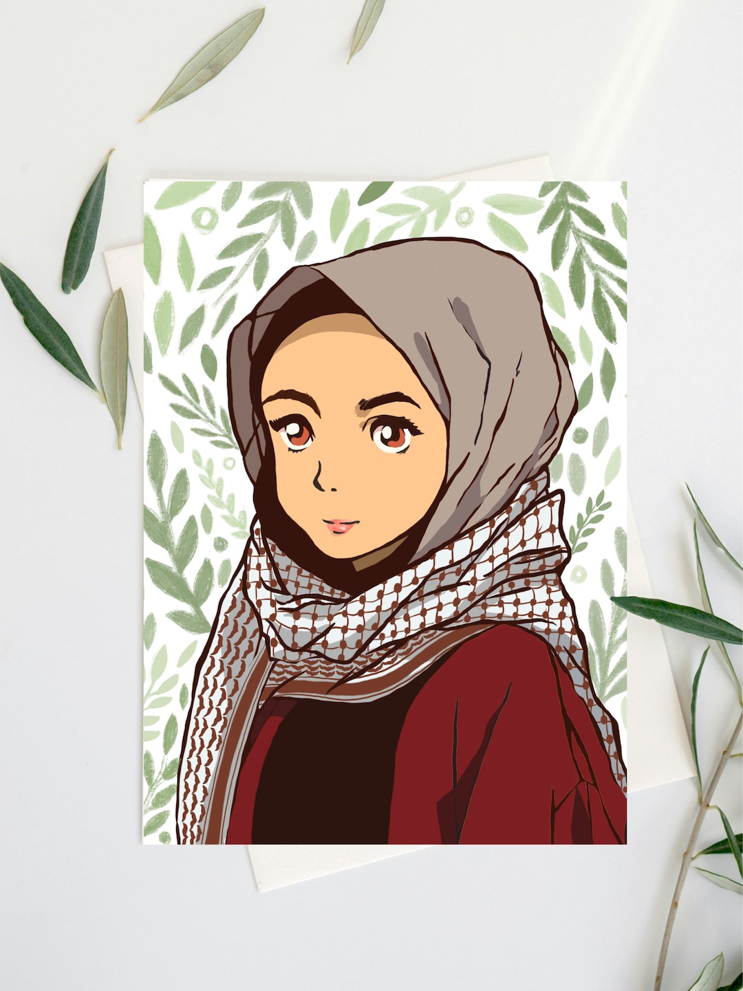 Pali Girl Print **digital Download** | Palestinian Poster Printable - Etsy