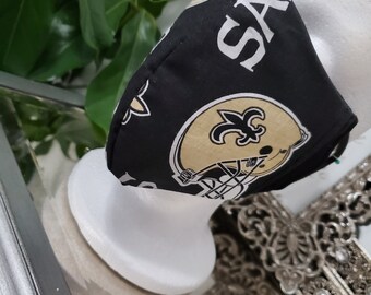 New Orleans Saints Face Mask/ New Orleans Saint/ Saint Face - Etsy